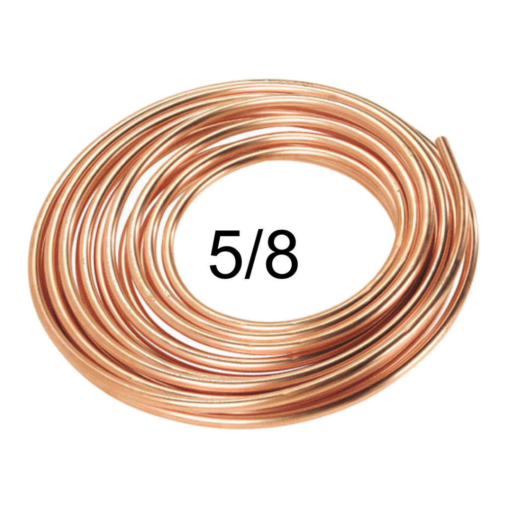 Import 5/8 Refrigeration Copper 50FT Roll - Yorktech Supply