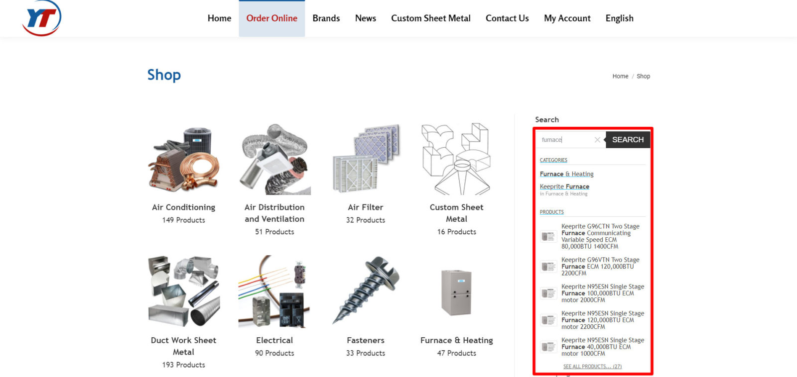 Online Ordering Tutorial - Yorktech Supply