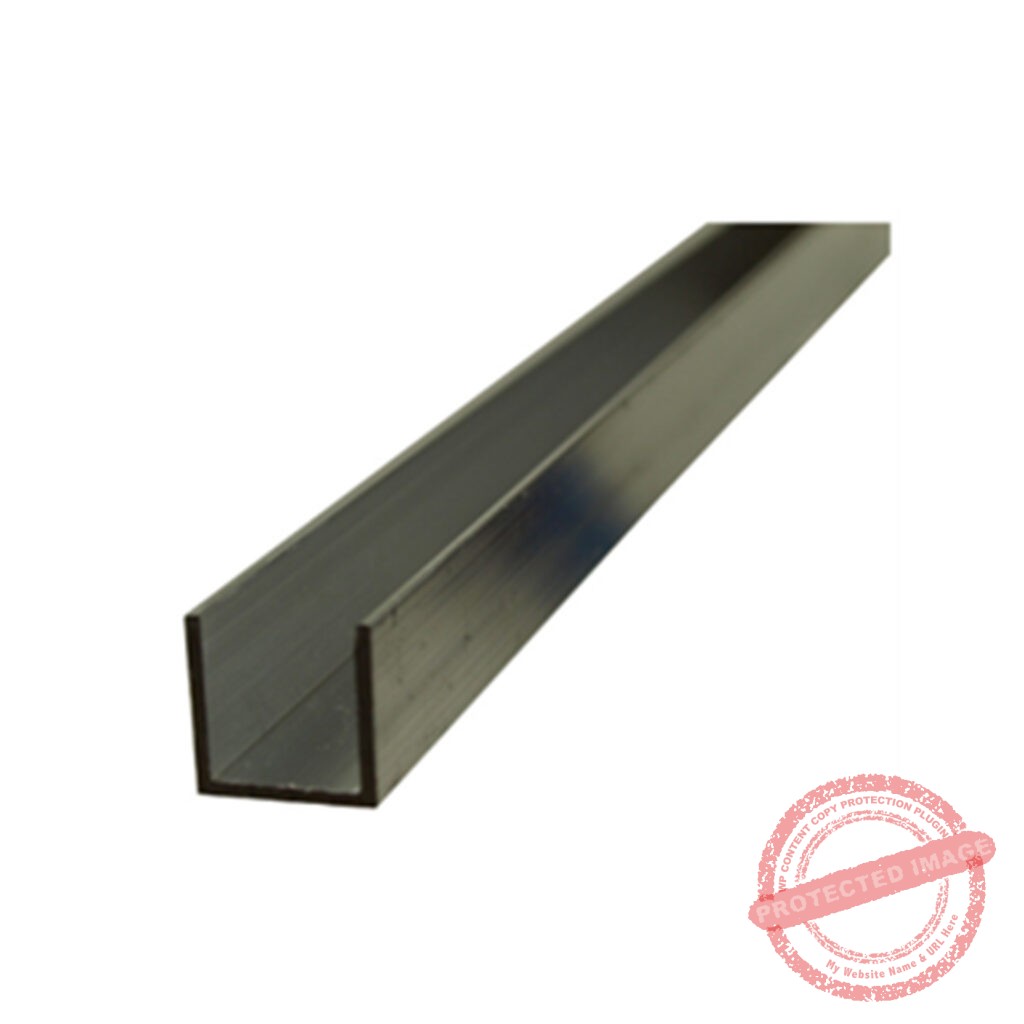 U Channel 1" x 2" x 1" - 10'L -16 gauge - Yorktech Supply